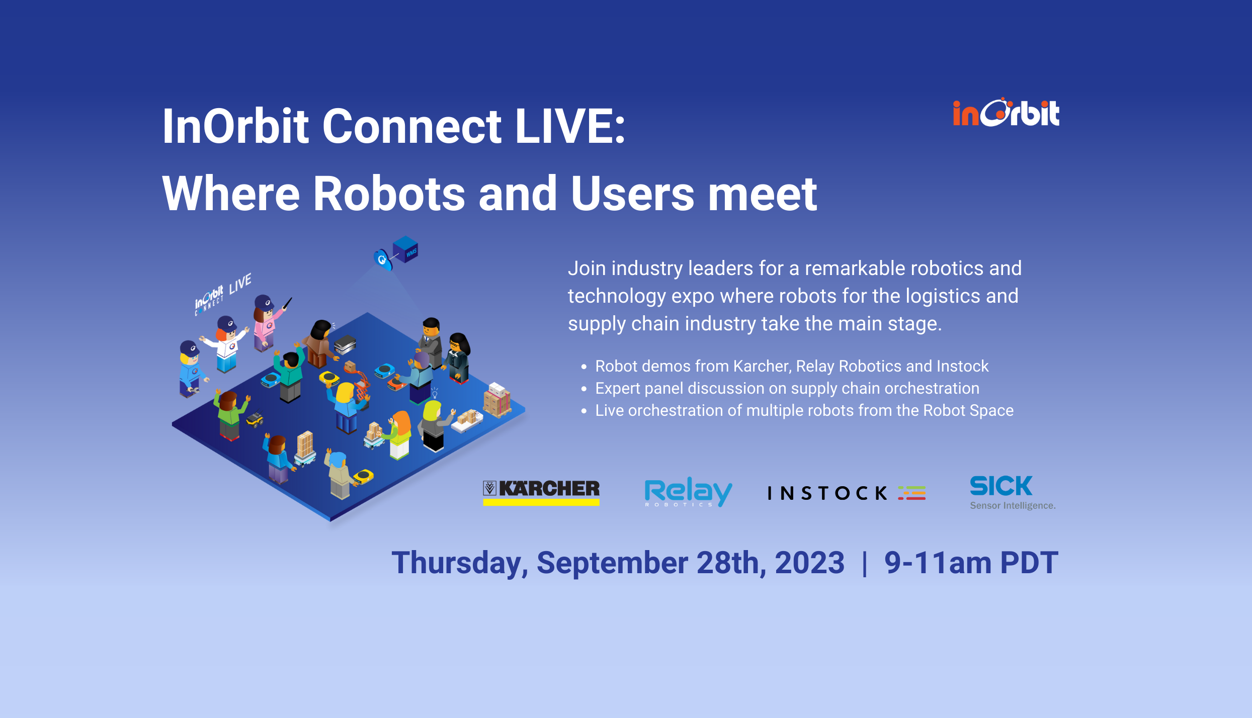 Join the Robotics Extravaganza at InOrbit Connect Live
